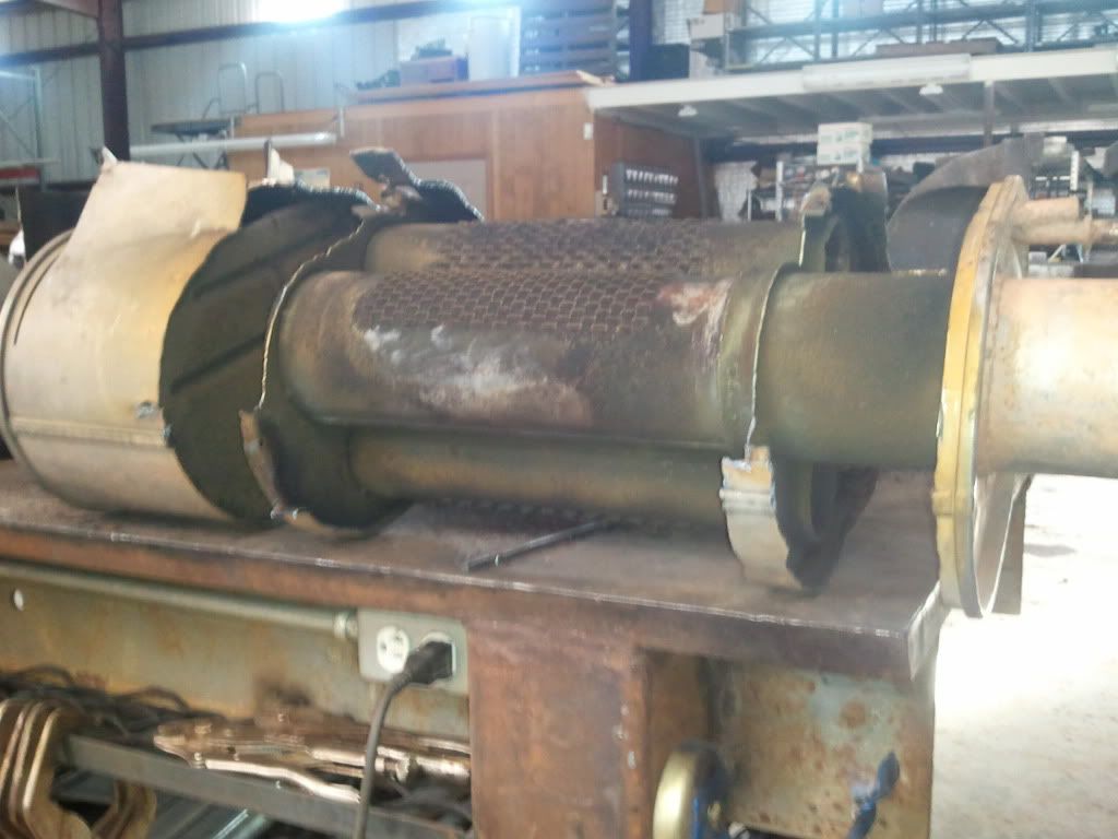 Ever wonder what the inside of the stock muffler looked like? | Cummins ...